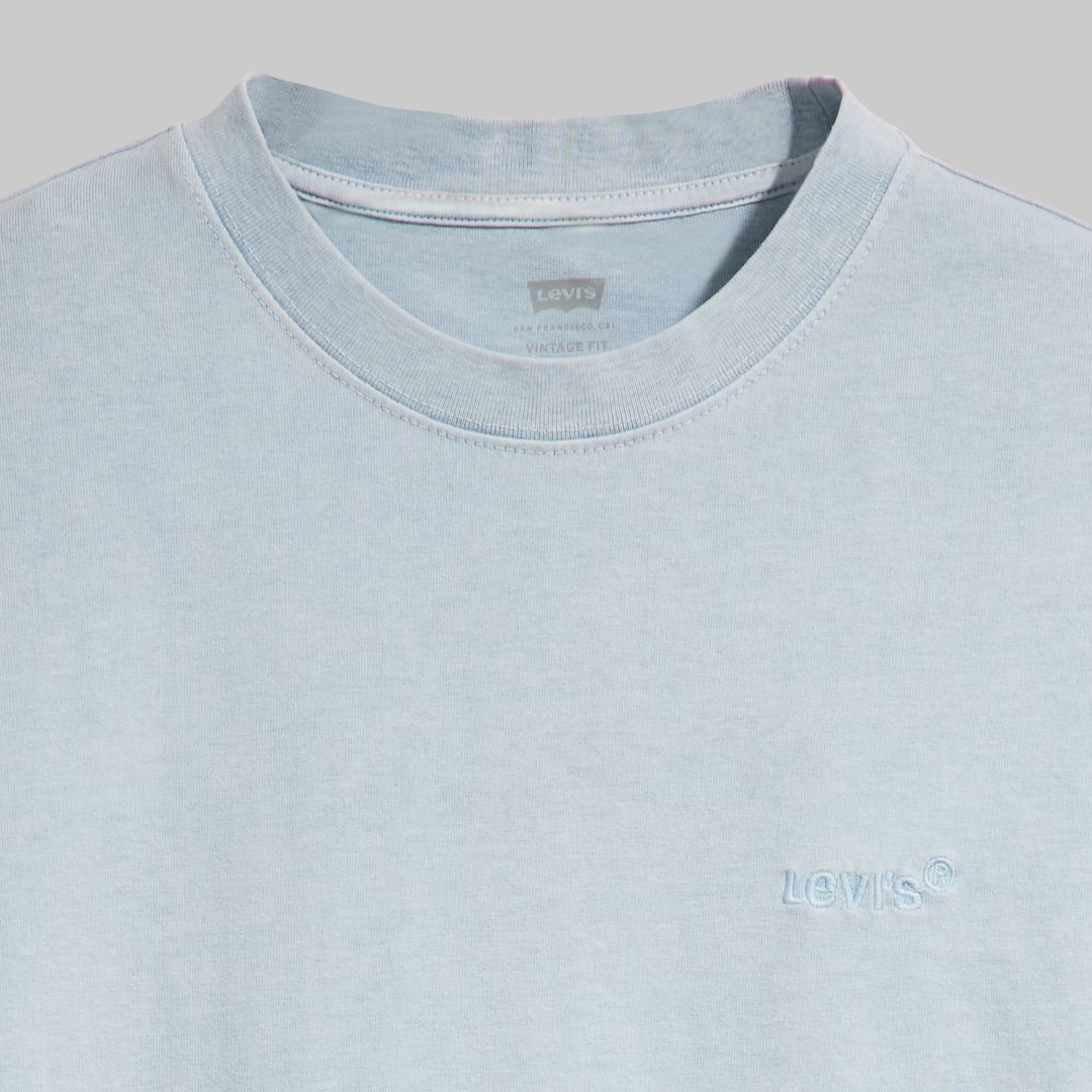 Levi's® Red Tab™ Vintage Fit T-Shirt - Garment Dye Niagara Mist - Light ...