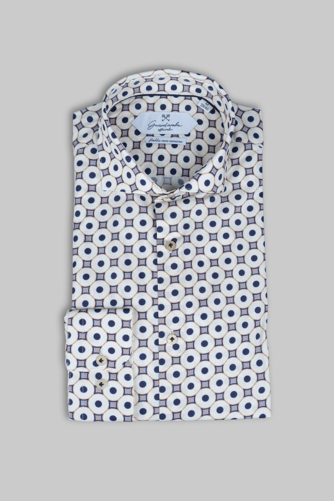 GU SHIRT ΣΧΕΔΙΟ ΚΥΚΛΟΙ - BEIGE